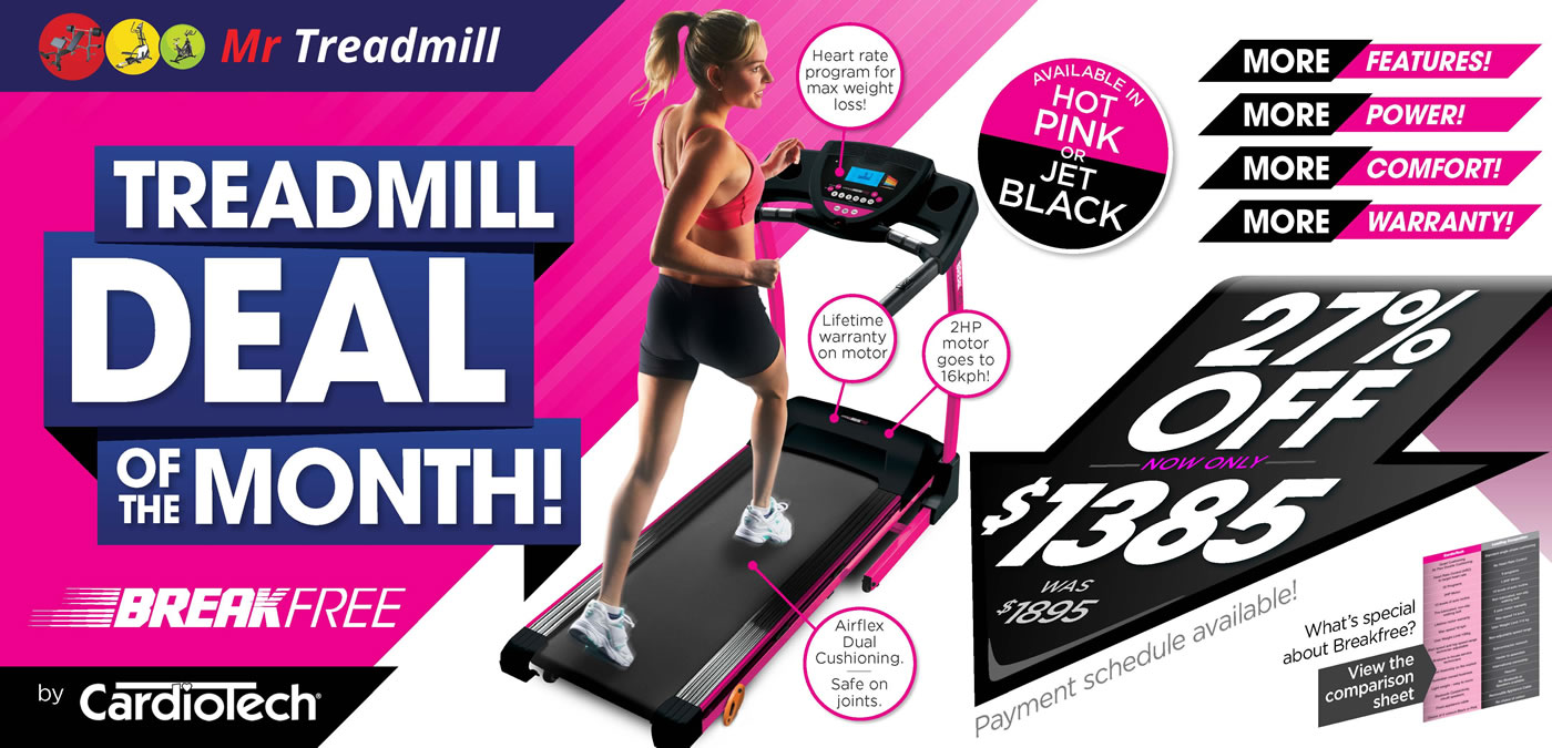 Treadmills, Pilates, Bikes & Rowers | Brisbane | Mr. Treadmill